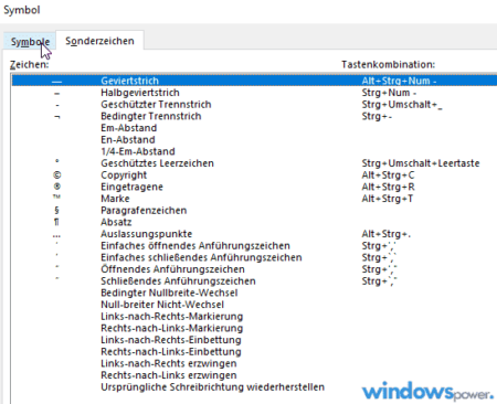 symbole-office-word - Windows 11 Tipps Tricks Anleitungen Optimierung ...