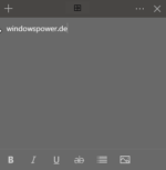 Kurznotizen App Sticky Notes bei Windows 10