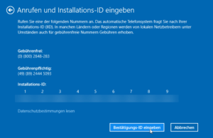 Windows 10 telefonisch aktivieren – so geht’s