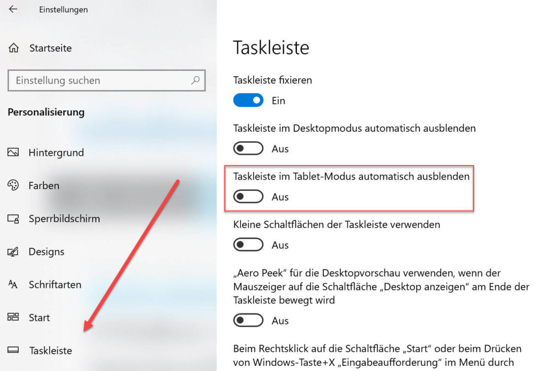 Tablet-Modus aktivieren - so geht’s