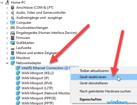 Internetverbindung deaktivieren bei Windows 10
