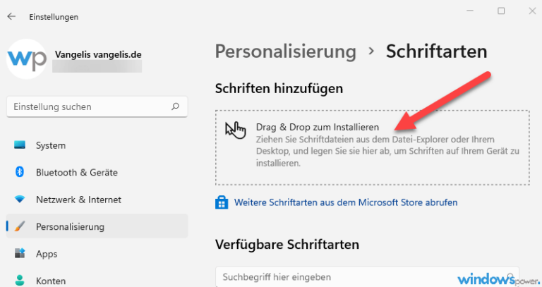 Schriftarten installieren unter Windows 11 – so geht’s - Windows 11 ...