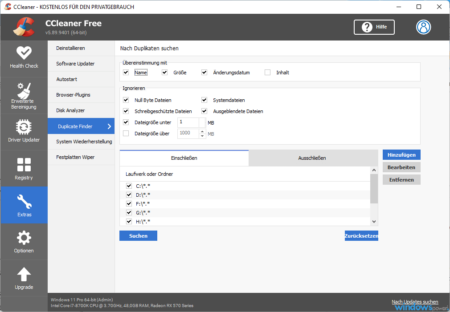 Doppelte Dateien finden - Die 4 besten kostenlose Programme - Windows ...