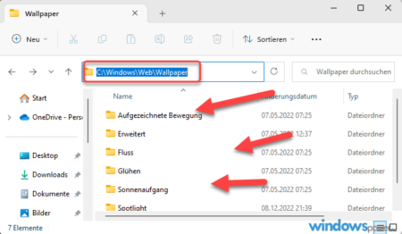 Wo speichert Windows 11 Hintergrundbild? Speicherort finden