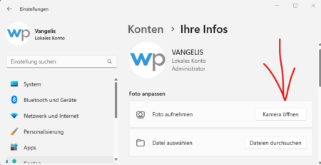 So ändern Sie das Profilbild bei Windows 11